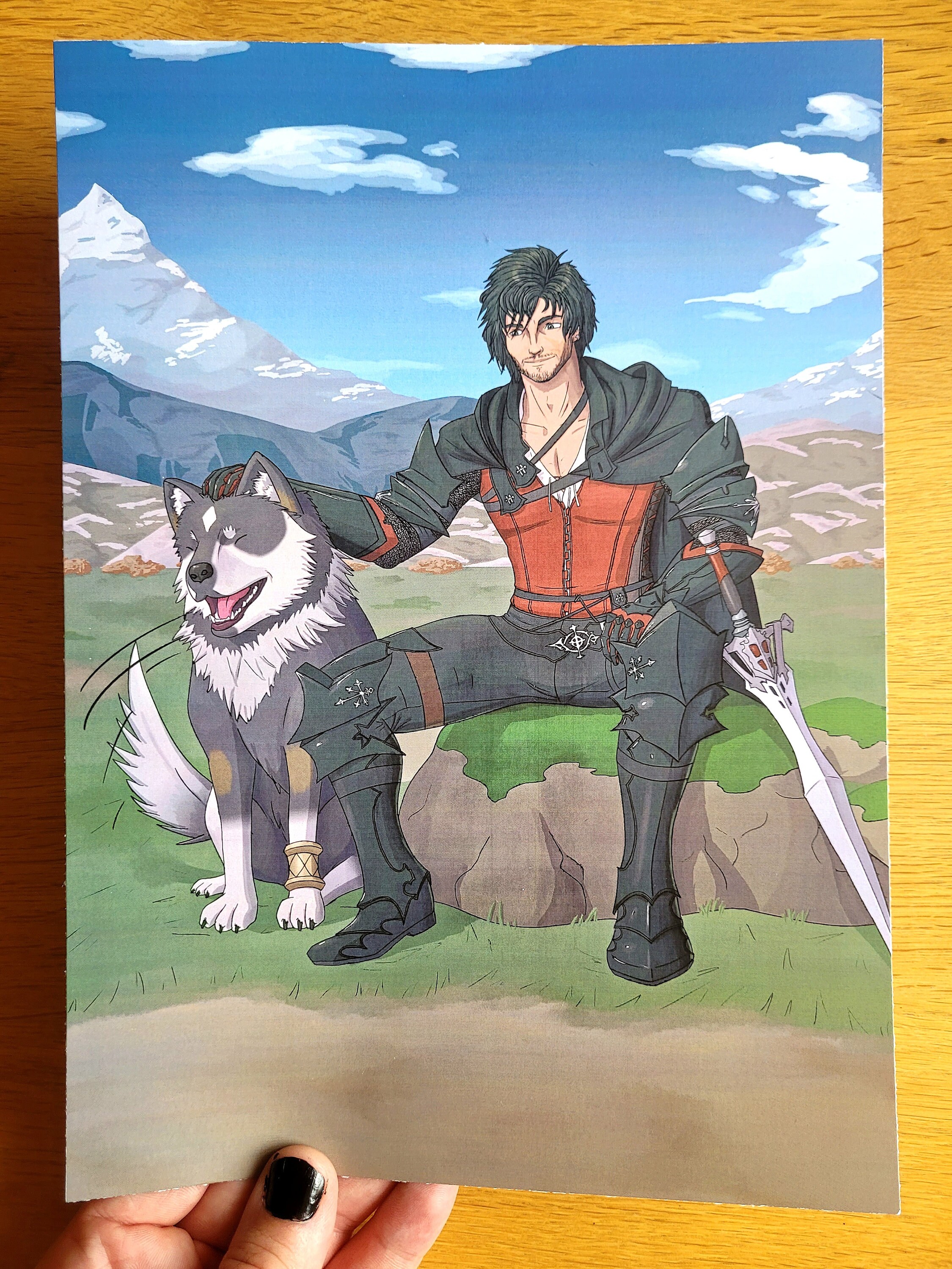 Clive and Torgal Print - Etsy