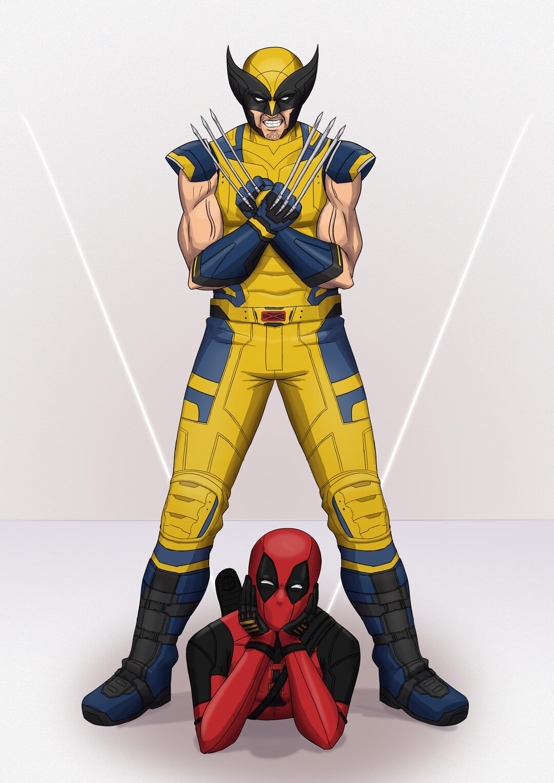 Deadpool and Wolverine Print - Etsy