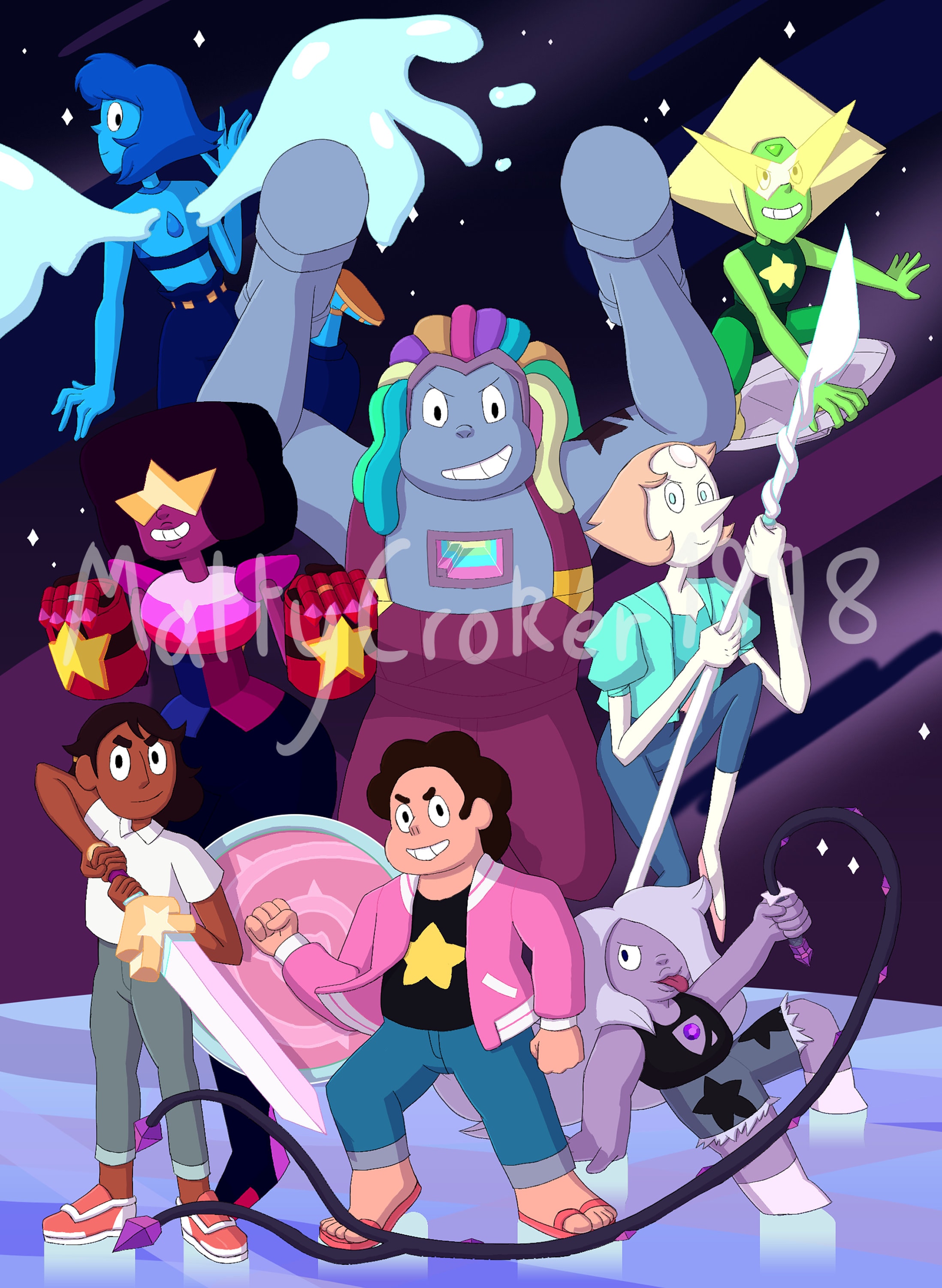 Steven Universe Crystal Gems
