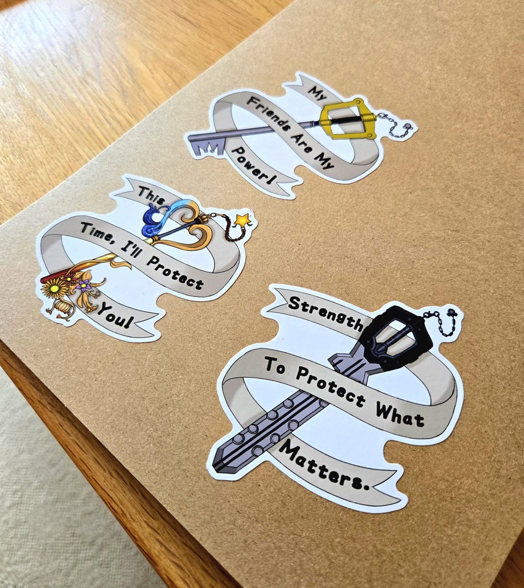 Destiny Trio Keyblade Stickers - Etsy
