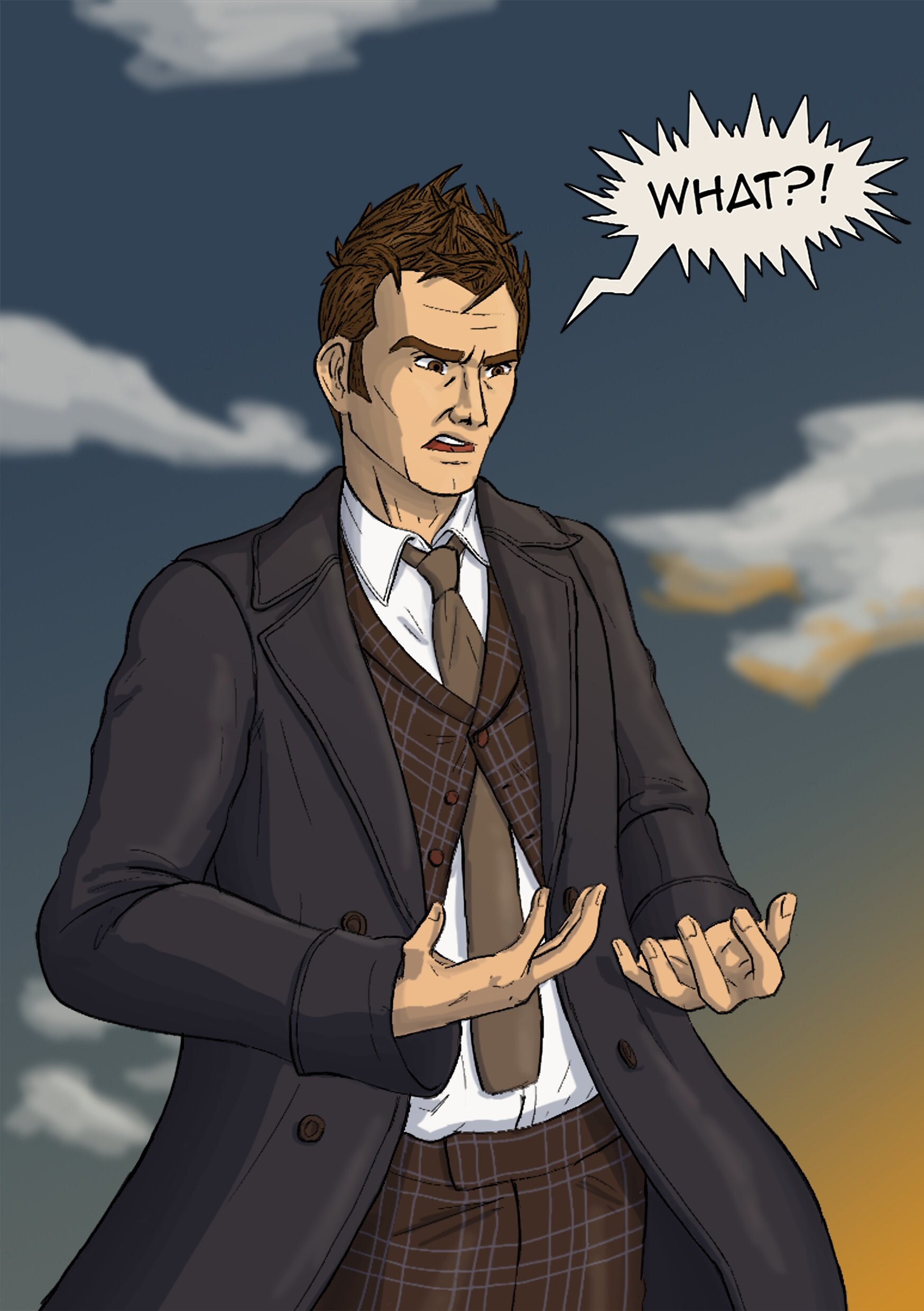 Fourteenth Doctor Print - Etsy