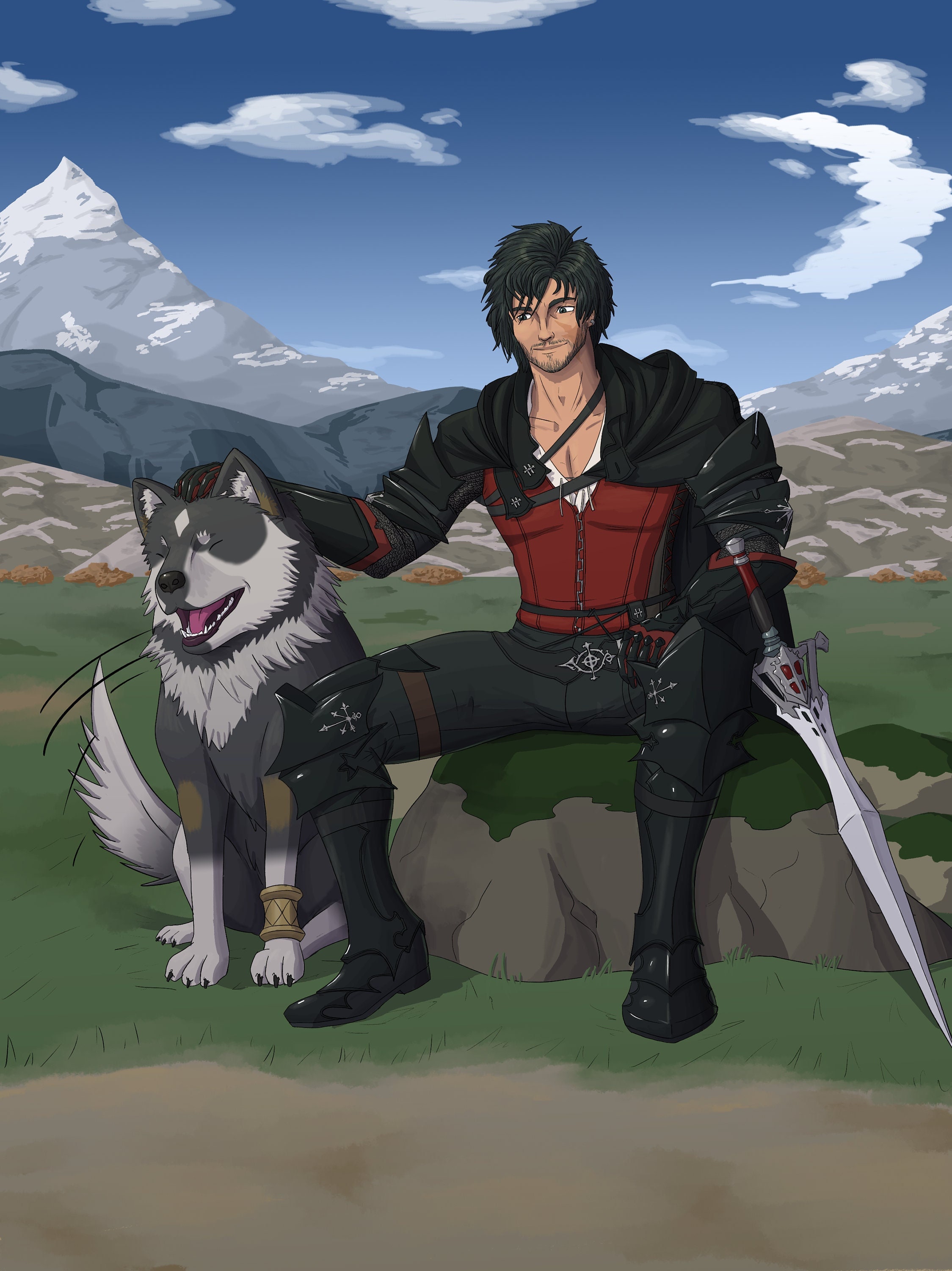 Clive and Torgal Print - Etsy