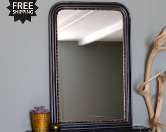 Wood frame mirror | Etsy