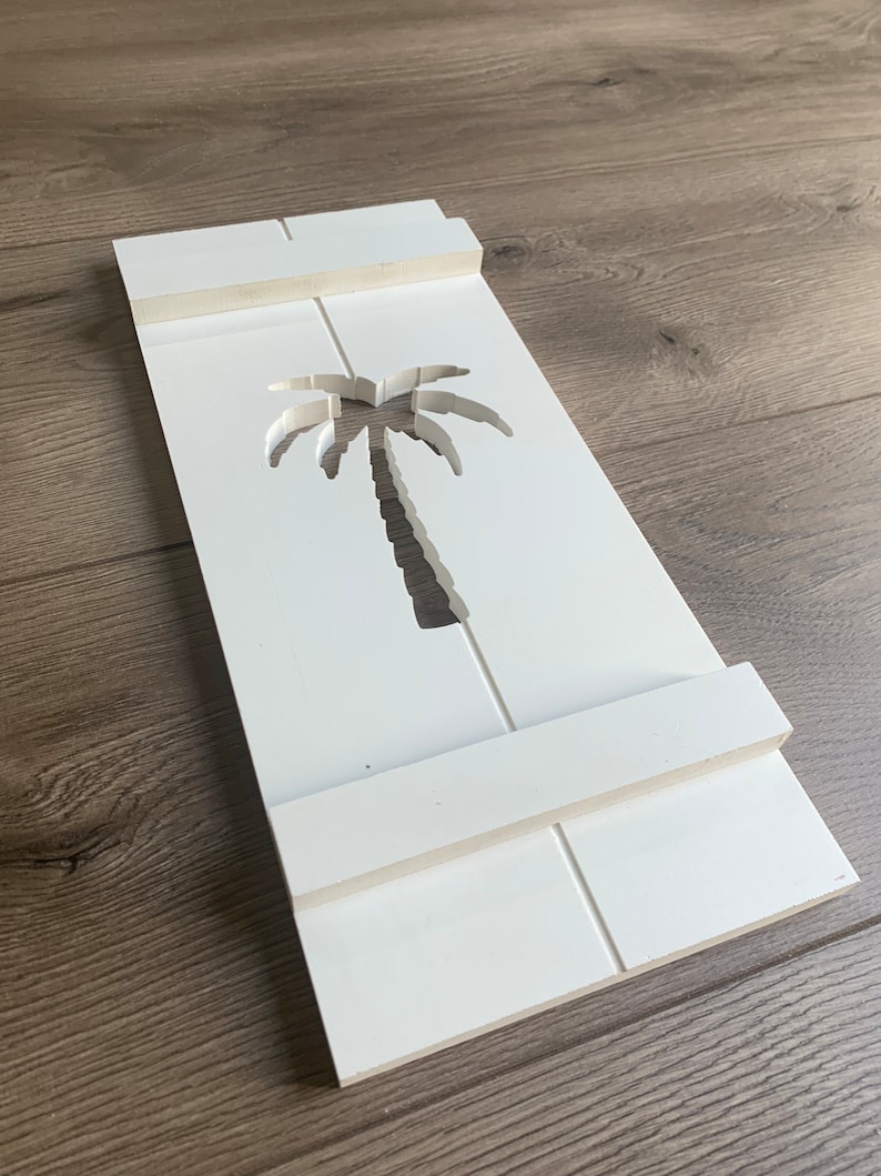 PVC Outdoor Exterior Shutter Board and Batten Palm Tree - Etsy