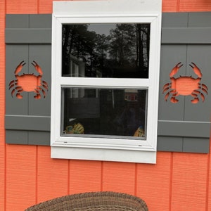 Nautical Crab Shutter, Exterior Crab Decor for Your Beach House, Sold Individually - Etsy