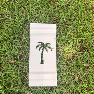 PVC Outdoor Exterior Shutter Board and Batten Palm Tree - Etsy