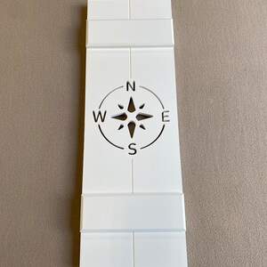 Nautical Compass Shutter: Beach House Decor (sold Individually) - Etsy