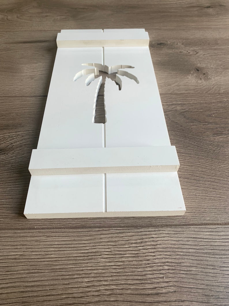PVC Outdoor Exterior Shutter Board and Batten Palm Tree - Etsy