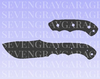 Knife Dxf File | Etsy