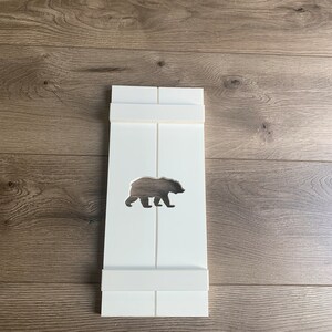 Cabin Shutter, Board and Batten Bear Shutter Exterior PVC, Sold ...
