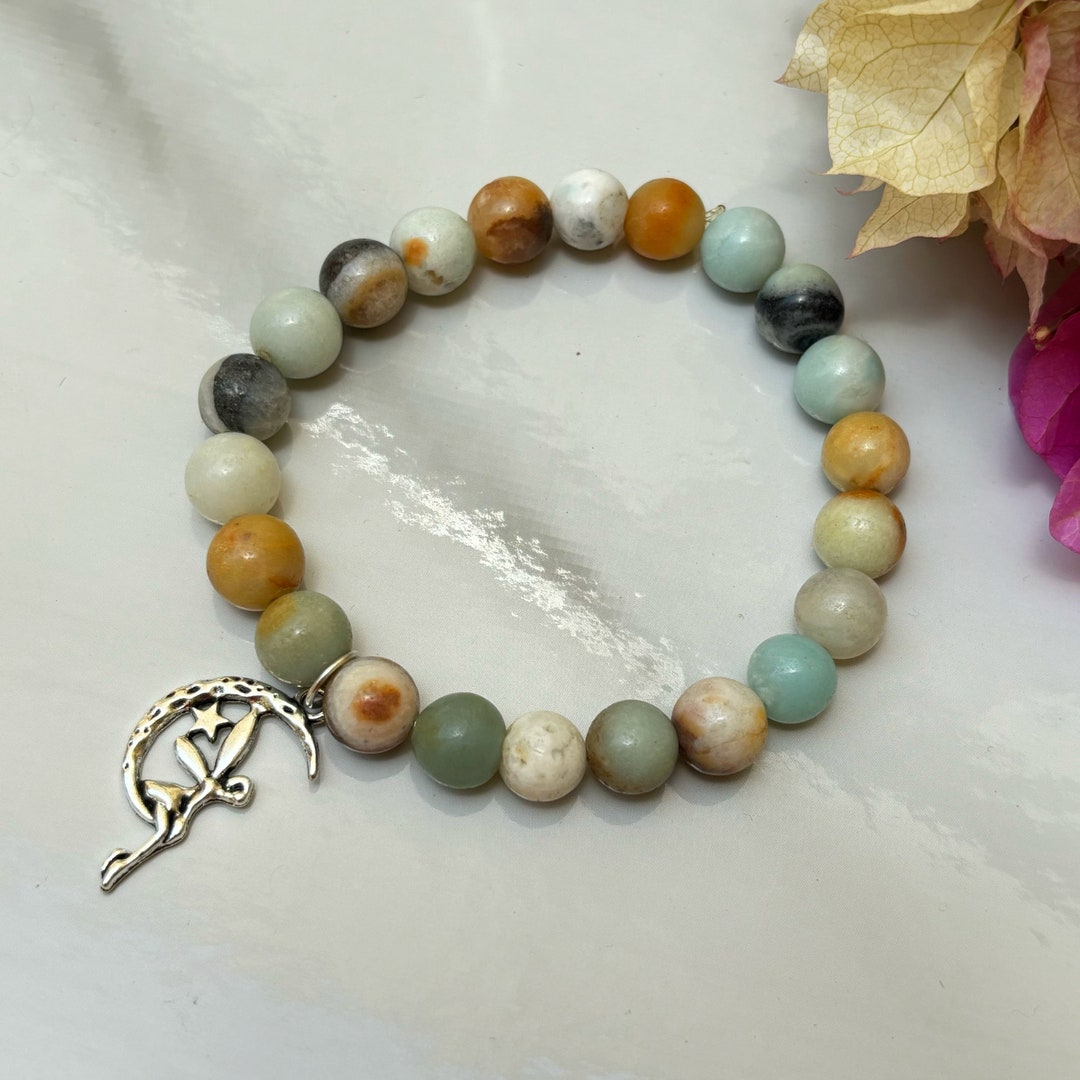 Fairy Tale Bracelet Amazonite Charm Bracelet Healing Bracelets ...