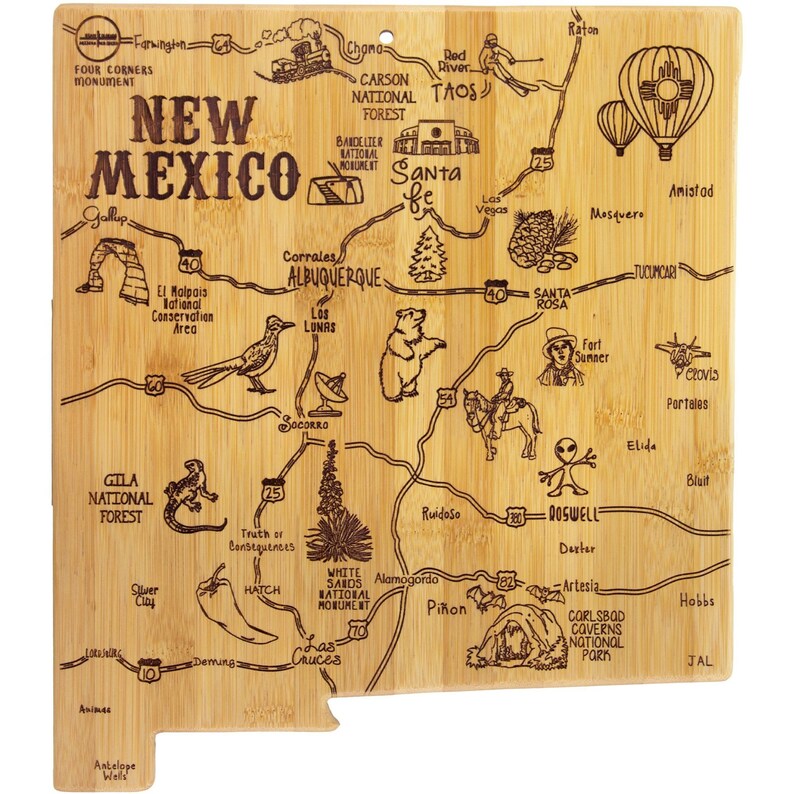 Free Shipping-state Shape Cutting Board- Michigan to New Mexico (all 50 ...