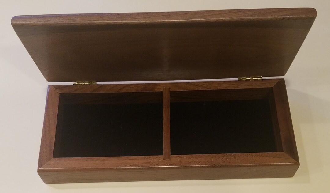 Free Shipping - Double Card Box - Rectangle Wooden Boxes - Etsy