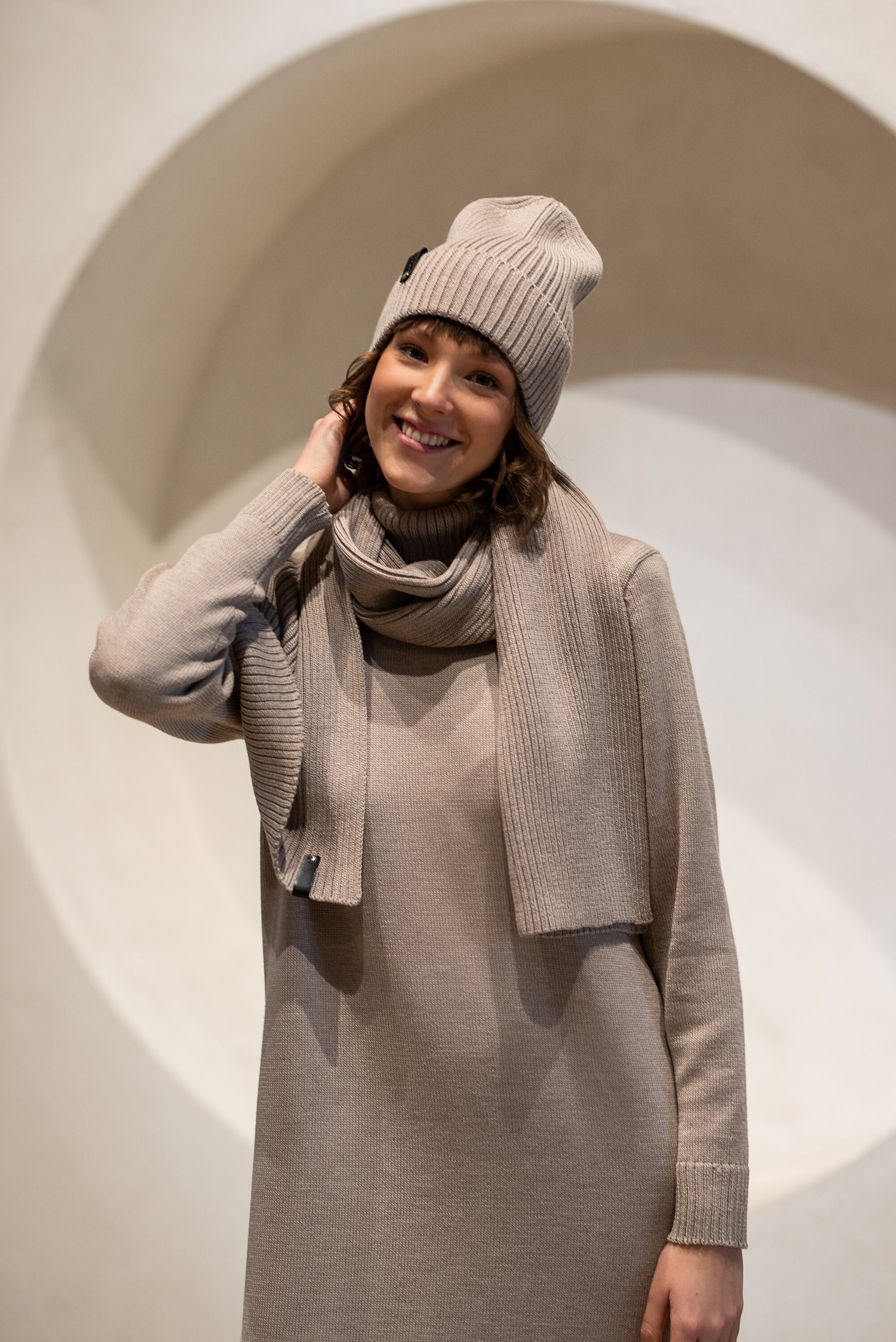 Unisex Merino Wool Hat, Merino Wool Beanie, Double Layer Warm Winter ...