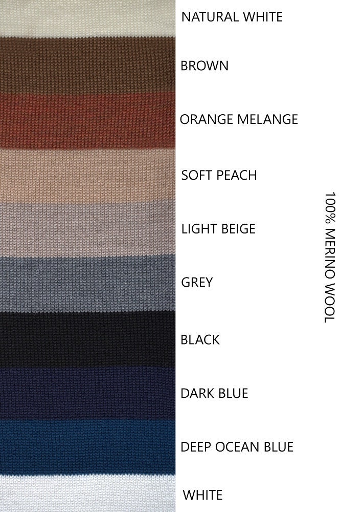 Merino Wool Set Knitted Merino Wool Sweater Knitted Merino - Etsy