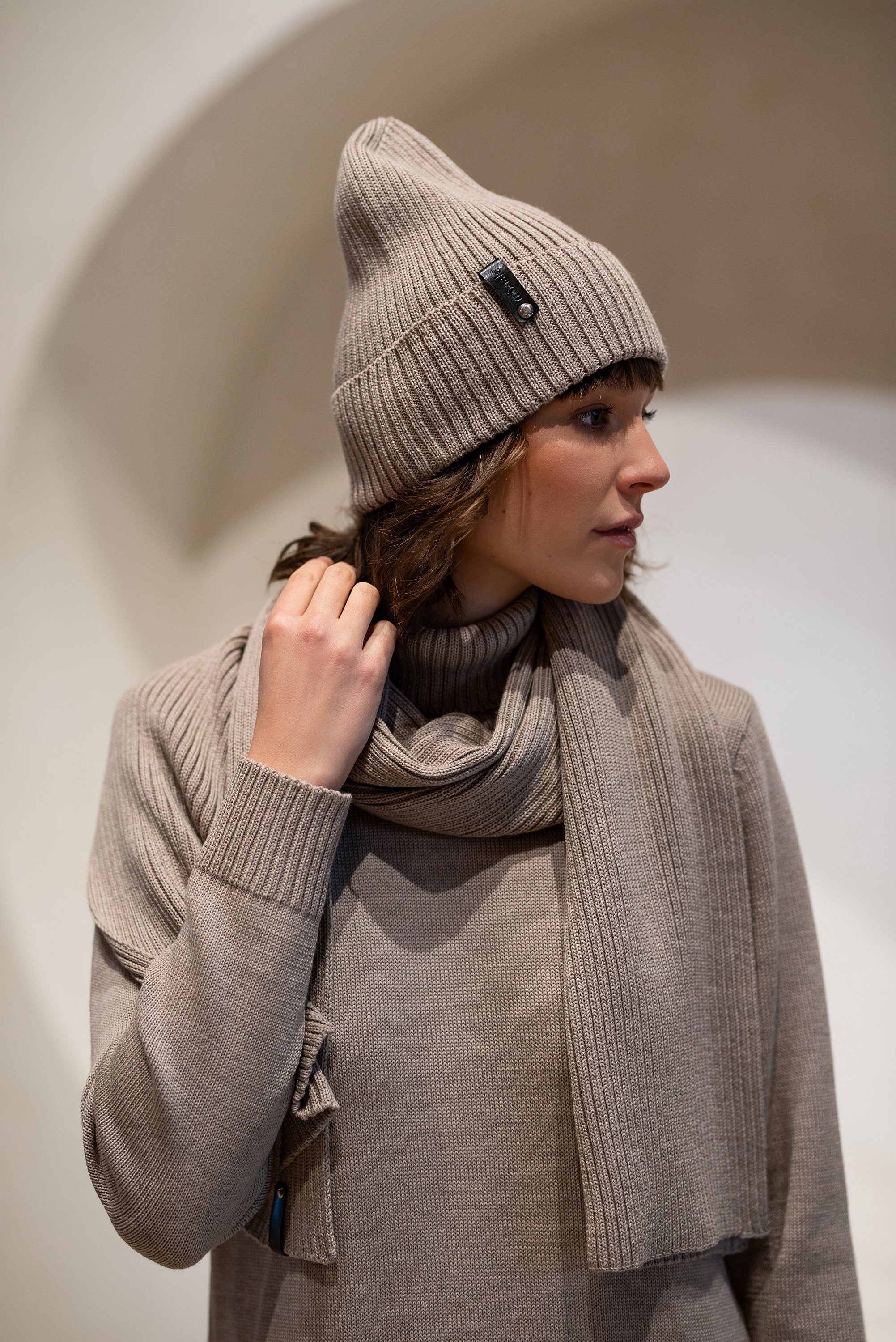Unisex Merino Wool Hat, Merino Wool Beanie, Double Layer Warm Winter ...