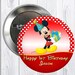 Mickey Mouse Birthday Button, Disney Pin - Etsy
