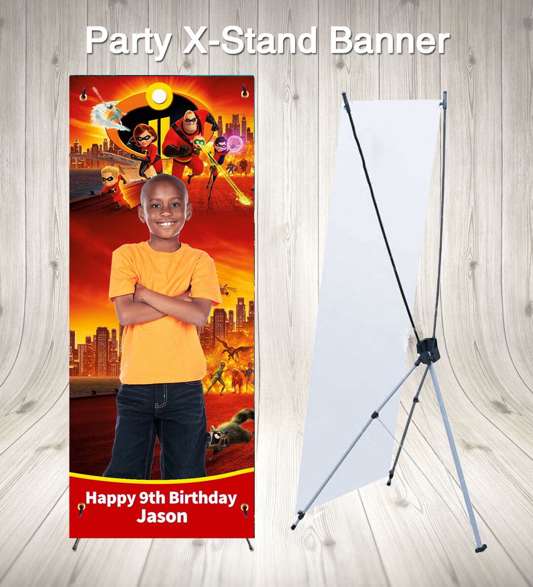 Custom Incredibles Birthday Vinyl Banner Incredibles Party - Etsy