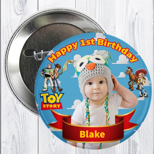 Custom Toy Story Birthday Button Set of 3 Toy Story Party - Etsy