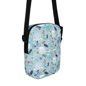 Ocean City, NJ Utility Crossbody Bag, Adjustable Strap Purse for Beach ...