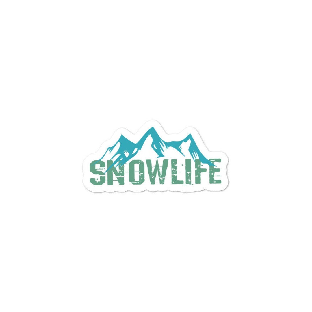 SNOWLIFE Bubble-free Vinyl Decal Stickers - Etsy