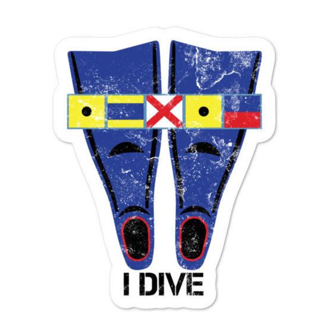 SCUBA DIVING Bubble-free Vinyl Decal Stickers - Etsy