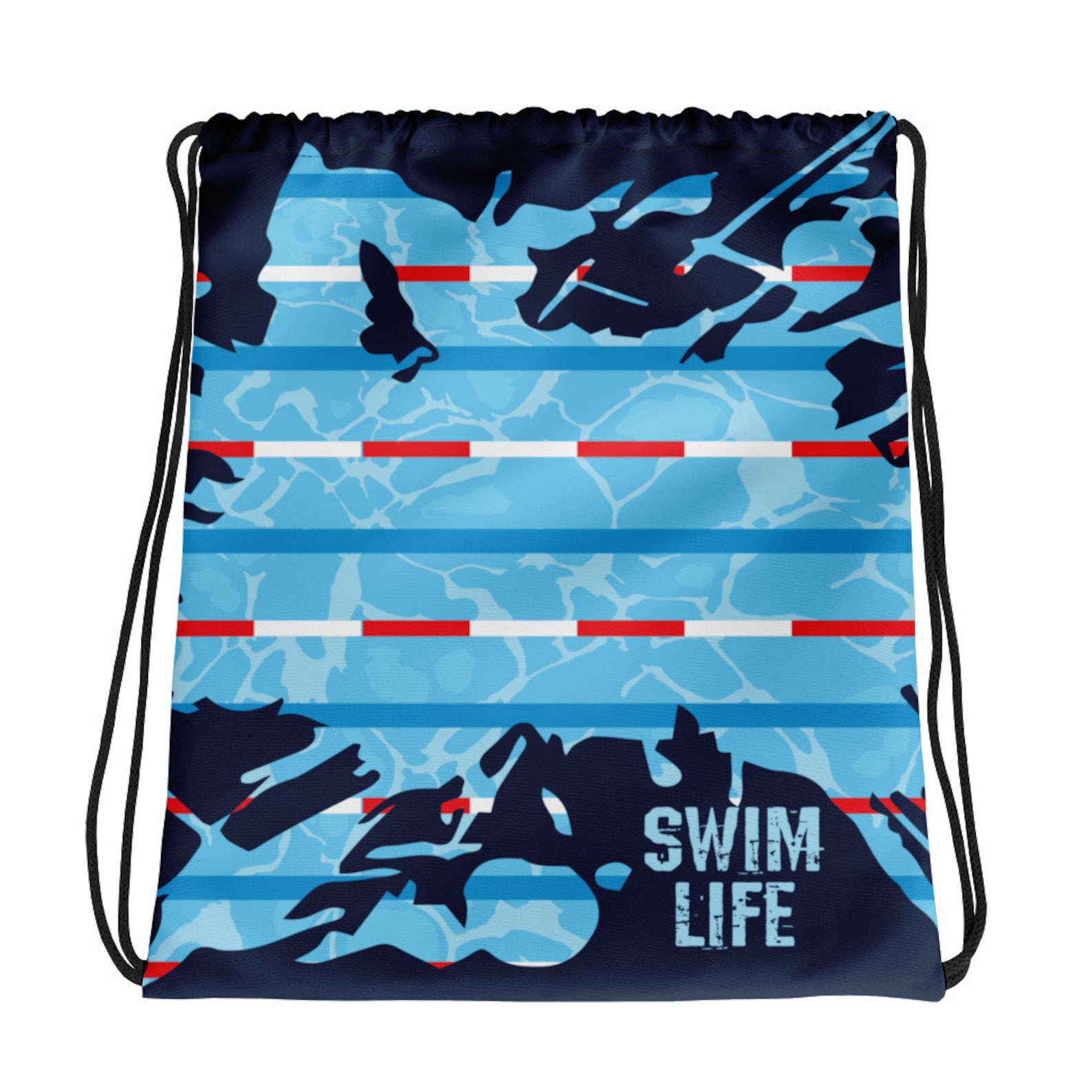 Swimming Drawstring Bag, Drawstring Backpack for Swimming Gear, Swim ...