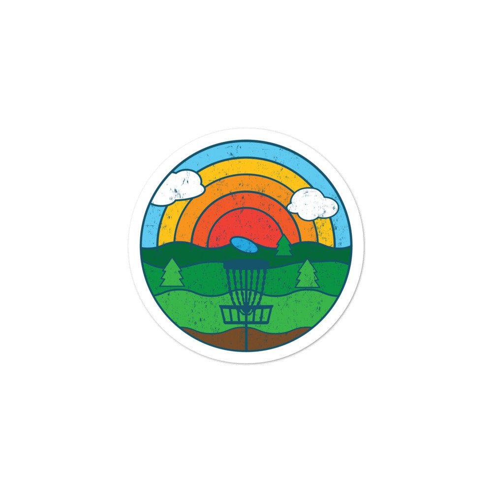 Disc Golf Bubble-free Stickers, Vinyl Durable Sticker for Disc Golf ...