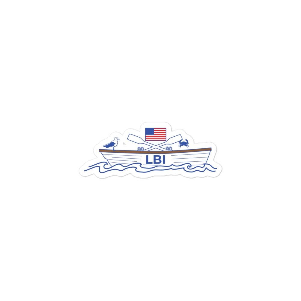 LBI Vinyl Decal, Long Beach Island, NJ Bubble-free Stickers - Etsy
