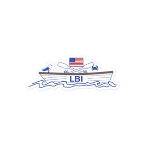 LBI Vinyl Decal, Long Beach Island, NJ Bubble-free Stickers - Etsy