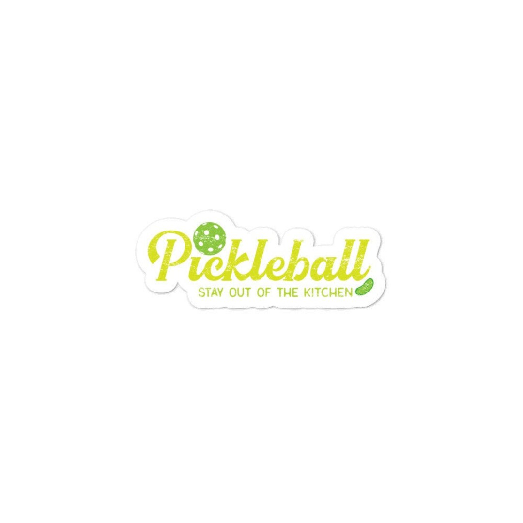 PICKLEBALL Bubble-free Vinyl Decal Stickers - Etsy