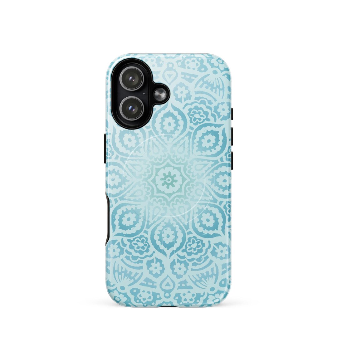 Magsafe® Turquoise Boho Mandala Tough Case for Iphone® - Etsy