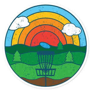 Disc Golf Bubble-free Stickers, Vinyl Durable Sticker for Disc Golf ...
