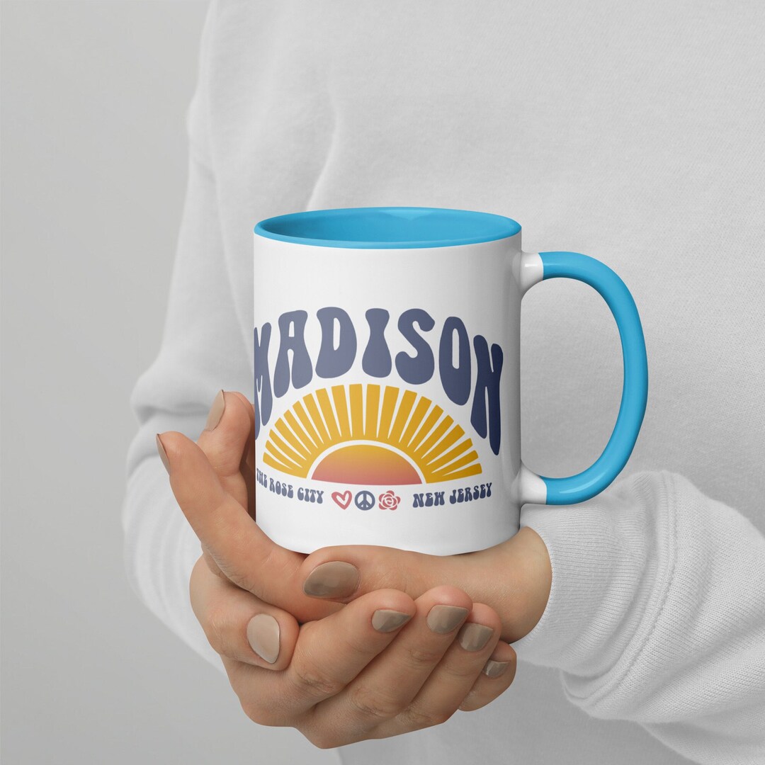 Madison Rose City Sunshine Mug With Color Inside, Madison NJ Gift ...