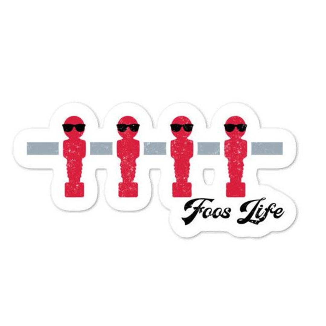 FOOSBALL Bubble-free Vinyl Decal Stickers - Etsy