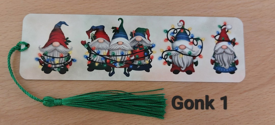 Christmas Gonk Bookmarks - Etsy UK