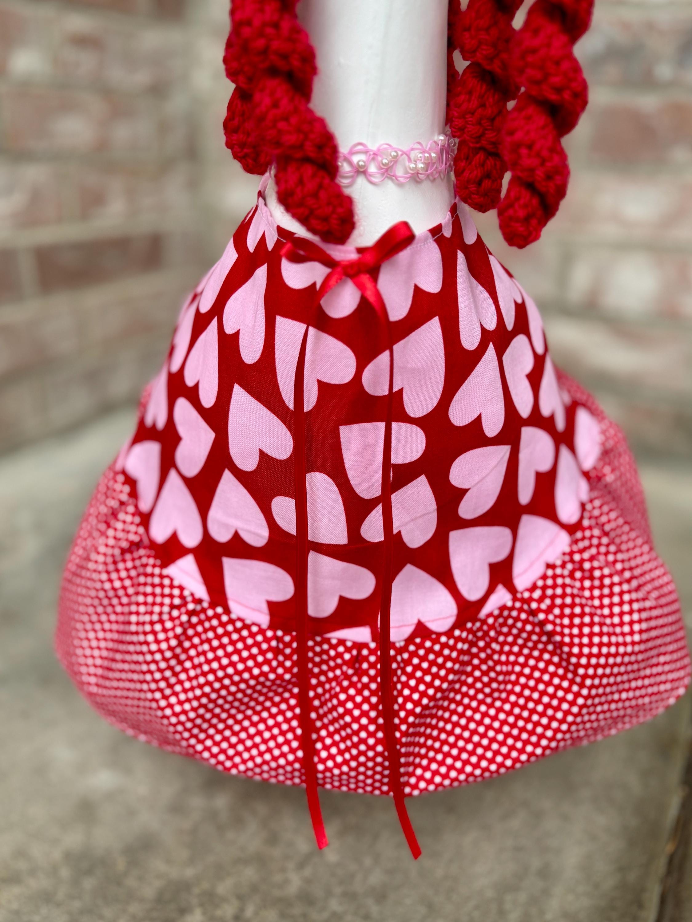 Red Heart Dress - Etsy