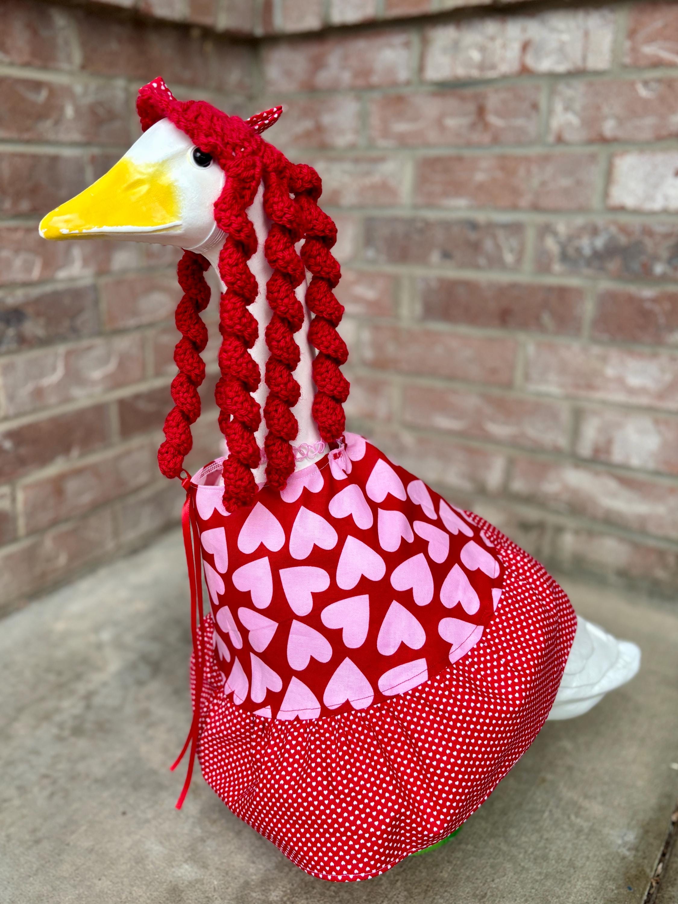 Red Heart Dress - Etsy