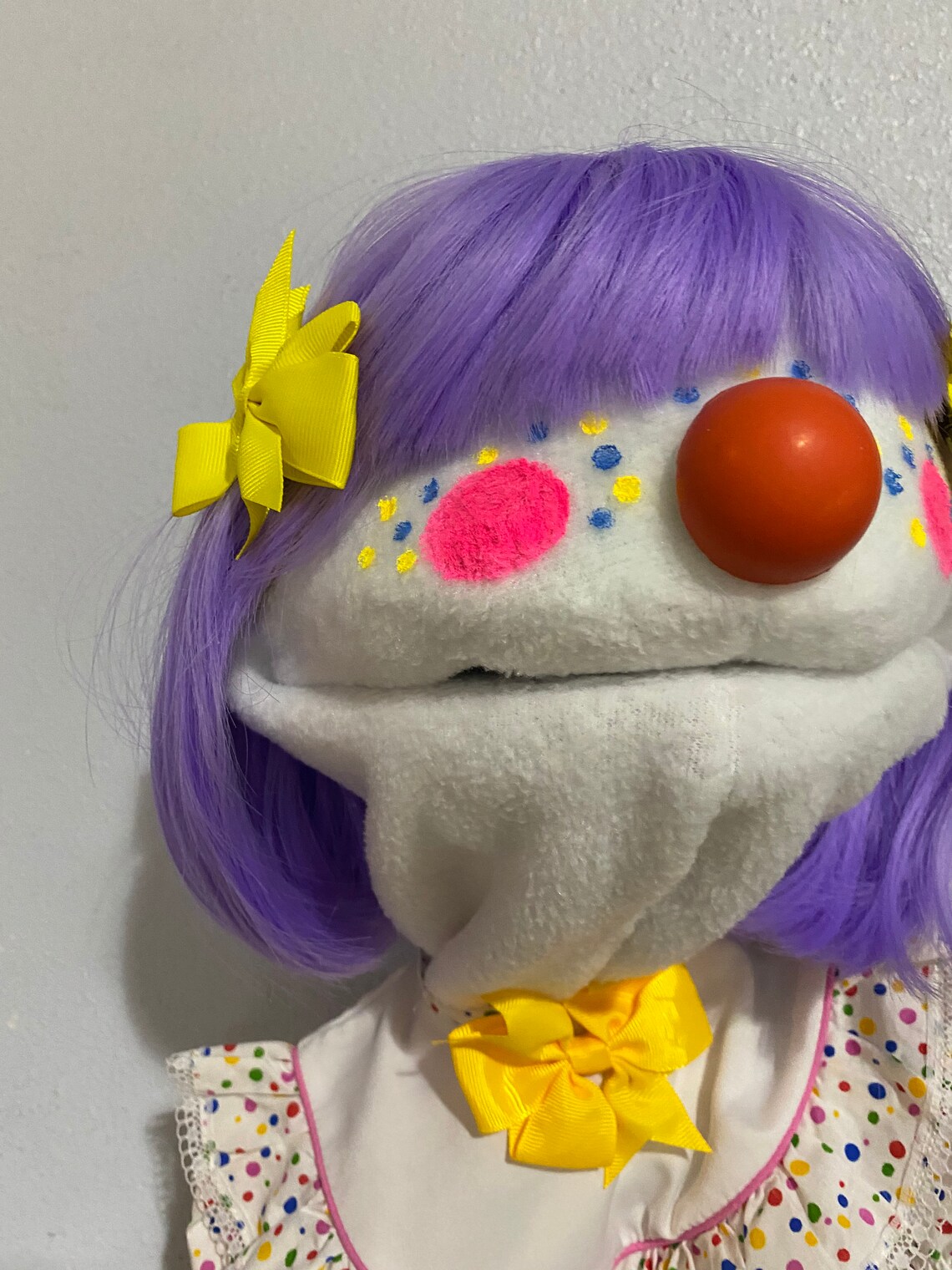 Sherry the Clown SAMPLE PUPPET - Etsy