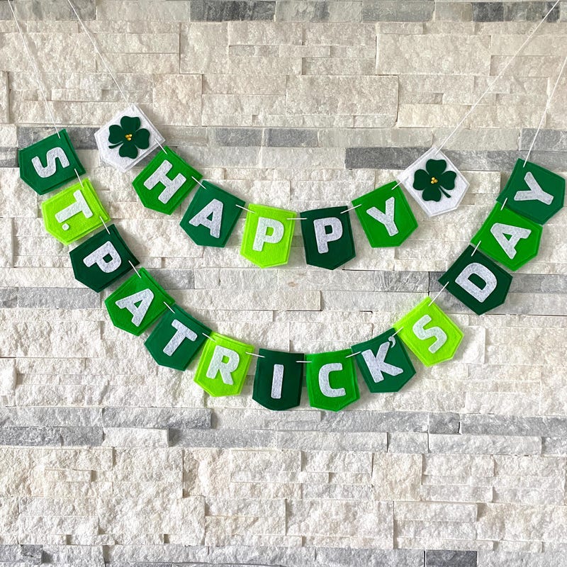 St Patricks Banner - Etsy
