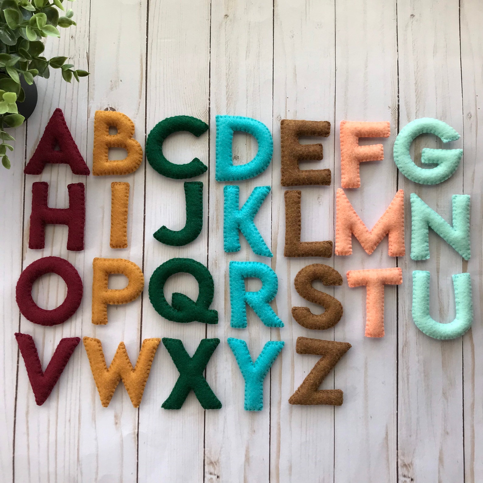 Felt Letters, Felt Alphabet, Preschool Alphabet, Learning Alphabet ...