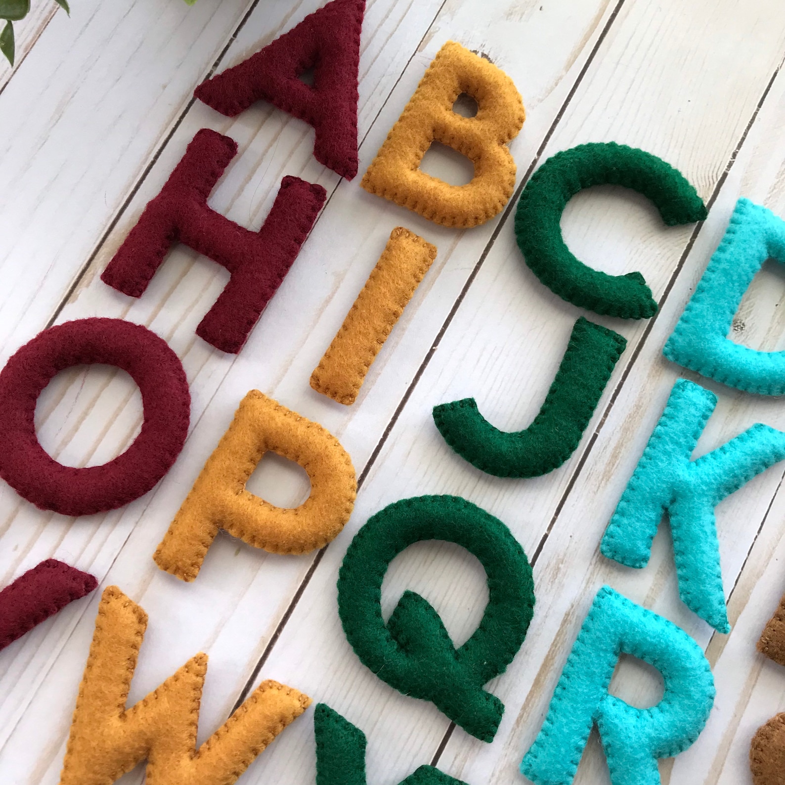 Felt Letters, Felt Alphabet, Preschool Alphabet, Learning Alphabet ...