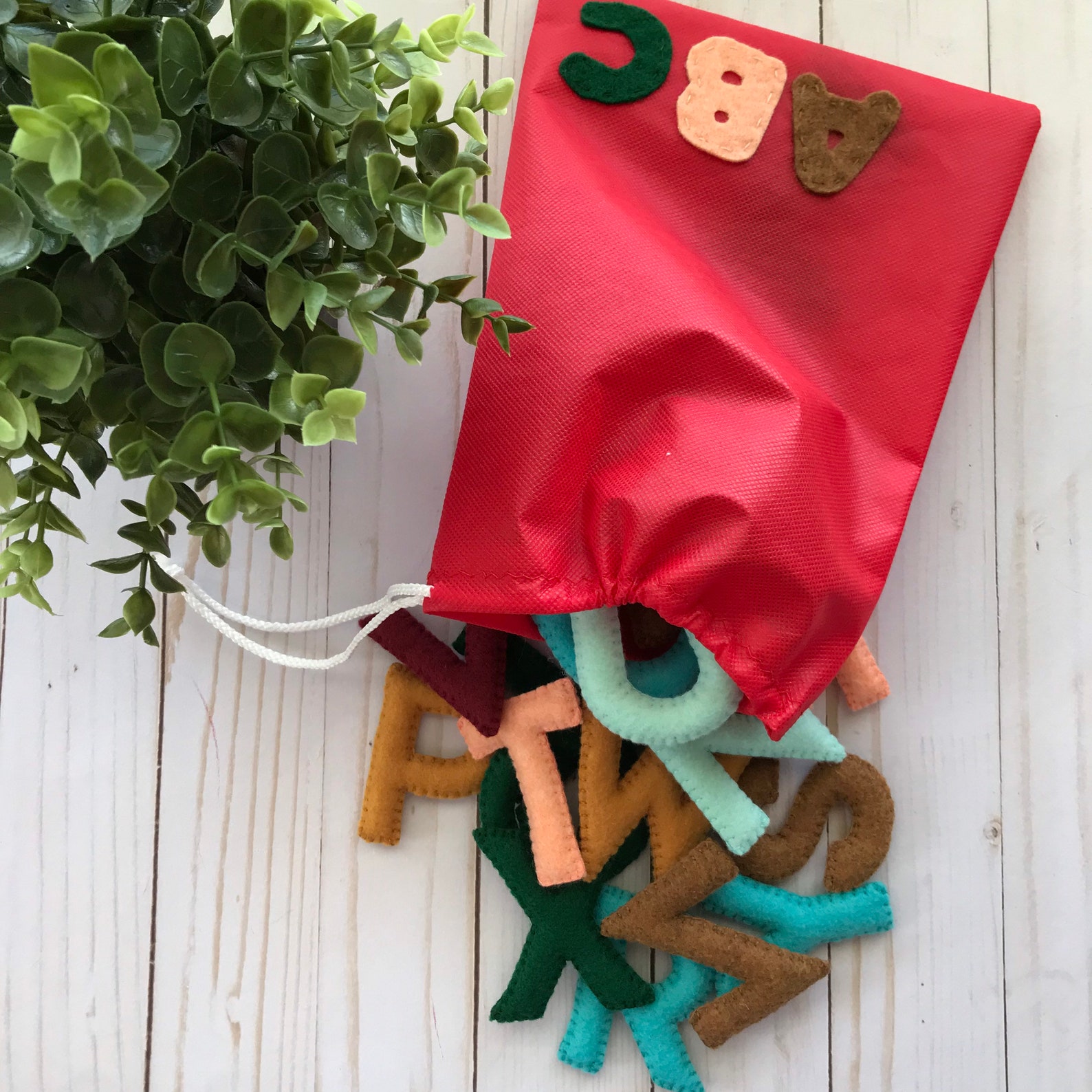 Felt Letters Felt Alphabet Preschool Alphabet Learning - Etsy