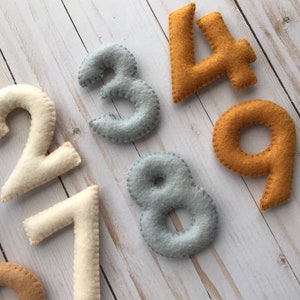 Learning Activities for Kids, Felt Numbers, Learning Toys, Educational ...