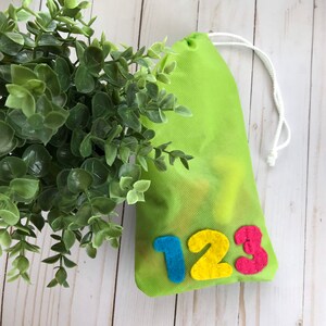 Felt Numbers, Learning Toys, Colorful Numbers for Kids, Educational Toy ...