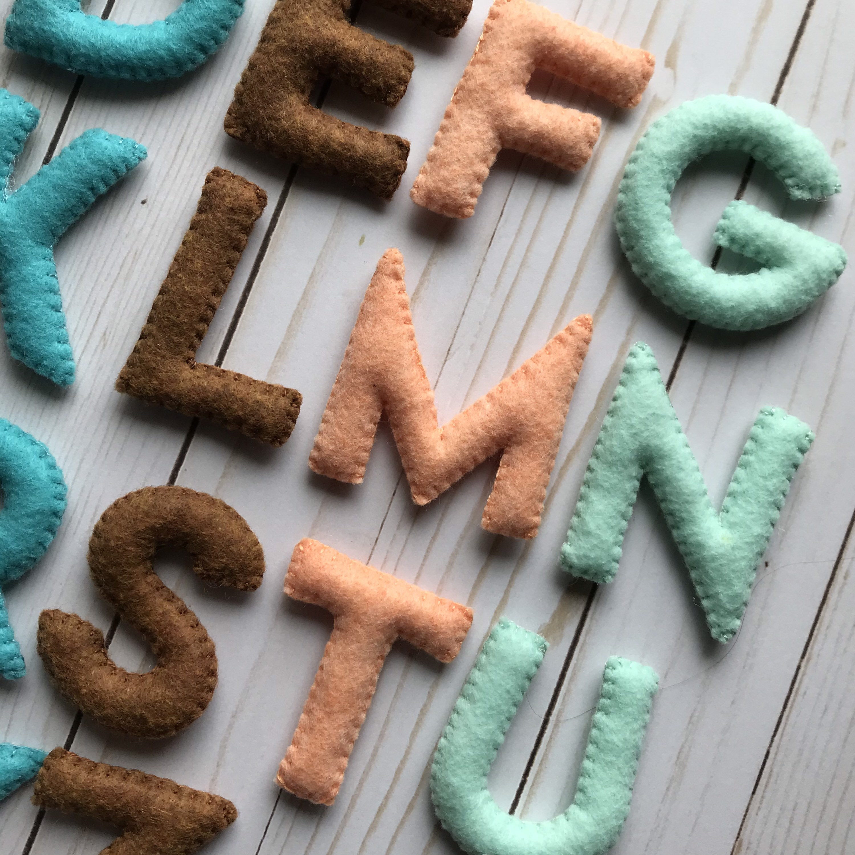 Felt letters felt alphabet preschool alphabet learning | Etsy