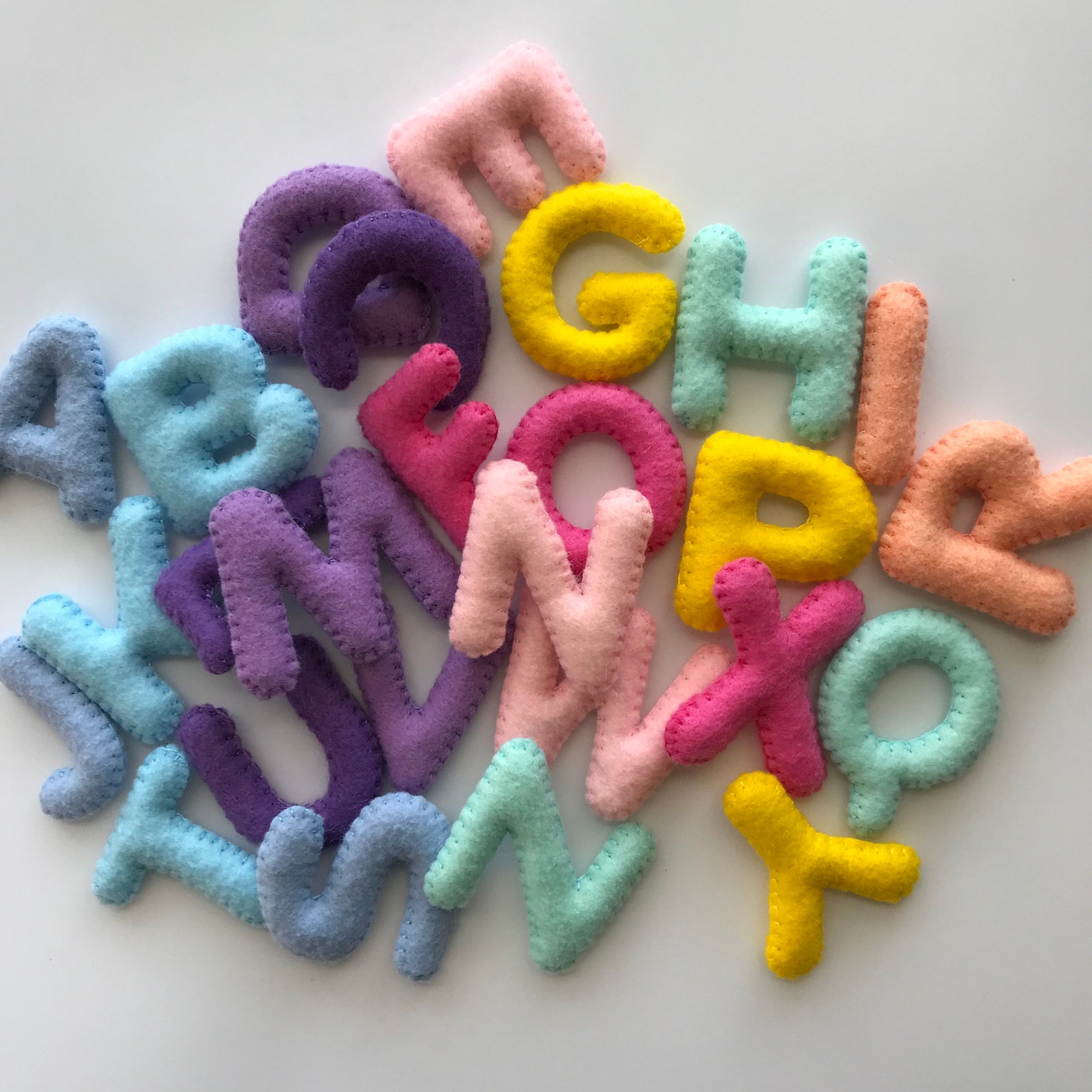 Felt Letters, Felt Alphabet, Preschool Alphabet, Learning Alphabet ...
