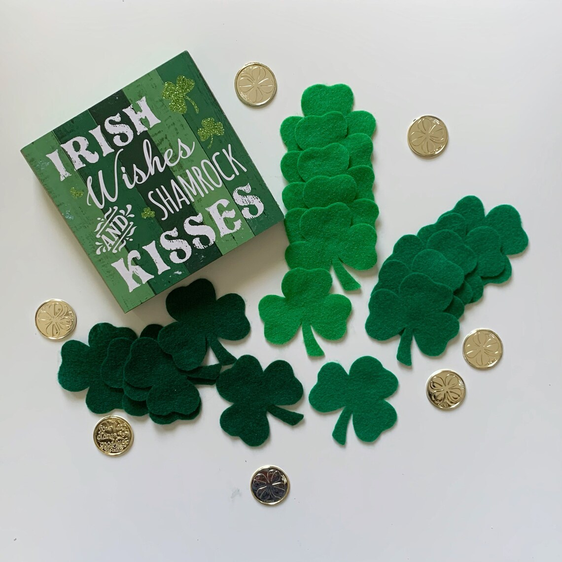 St Patricks Day Felt Die Cuts St Patricks Day Decor Felt | Etsy