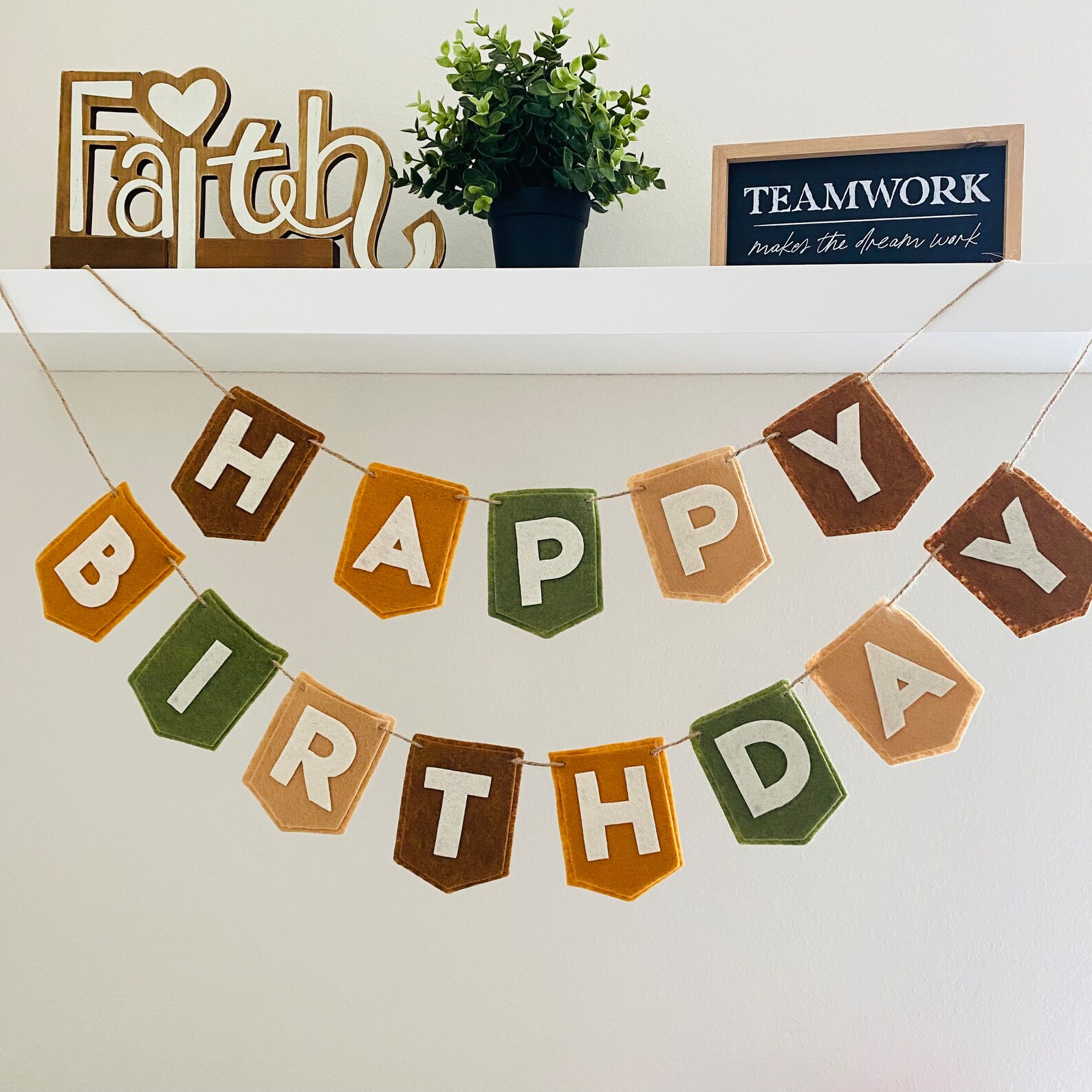 Boho Felt Happy Birthday Banner Birthday Felt Banner Boho - Etsy