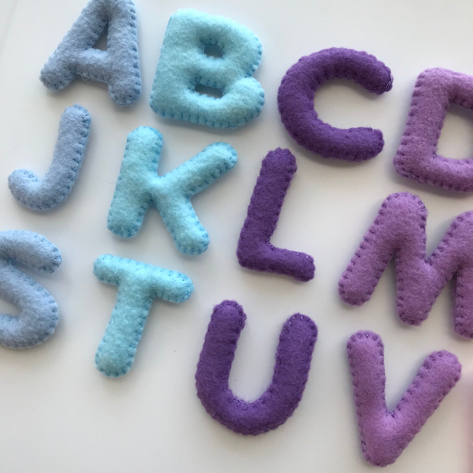 Felt Letters Felt Alphabet Preschool Alphabet Learning - Etsy